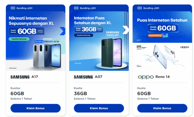 Paket Device Bundling XL SMART: Smartphone Premium dan Kuota Hingga ...